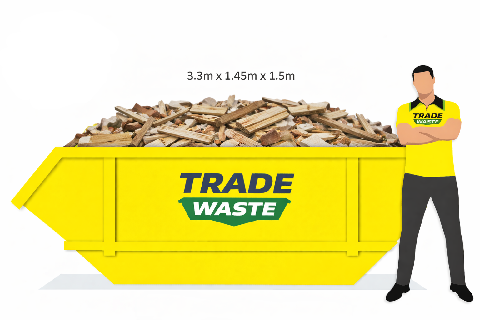 7.5m3 General waste Skip - 1000 Kg – Trade Waste